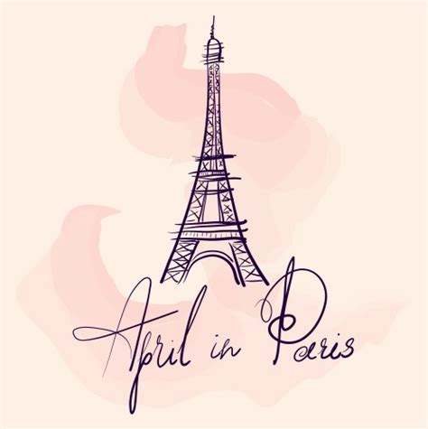 A Paris Eiffel Tower Royalty Free Vector Image