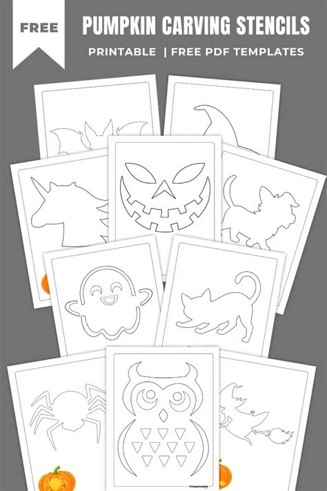 Pumpkin Templates And Outlines 60 Free Printable Pdfs