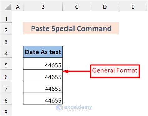 How To Convert General Format To Date In Excel 7 Methods Exceldemy
