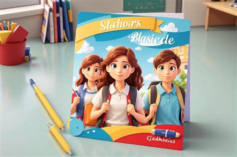 Premium Photo Classmates Back To School Card Template
