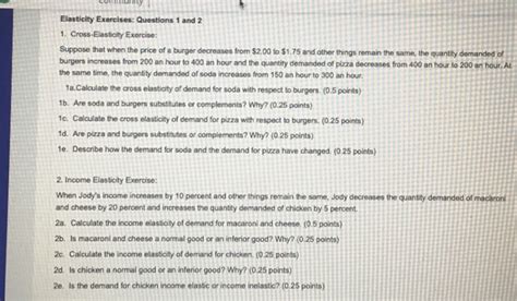 Solved Elasticity Exercises Questions And Chegg