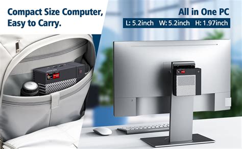 Amazon Com Peladn Mini Pc Amd Ryzen U C T Up To Ghz Ha Mini Gaming Pc With