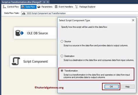 Ssis Script Component As Transformation