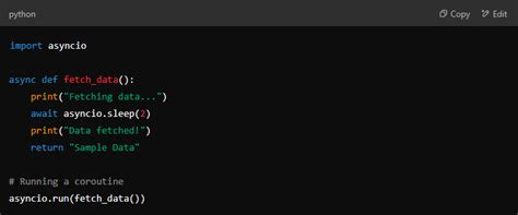 The Python Playground Introduction To Pythons Async Programming Mastering Concurrency With