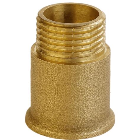 ᐉ Удлинитель латунный 1/2″х15 мм штампованный с буртом А3502А (000026430)