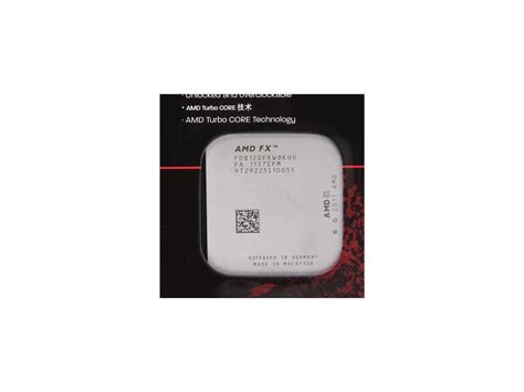 Used Like New AMD FX Core Black Edition Processor Socket AM FD FRGUBOX Newegg Com