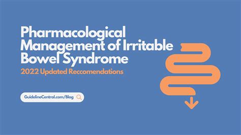 2022 Aga Guidelines On Pharmacological Management Of Ibs C And Ibs D