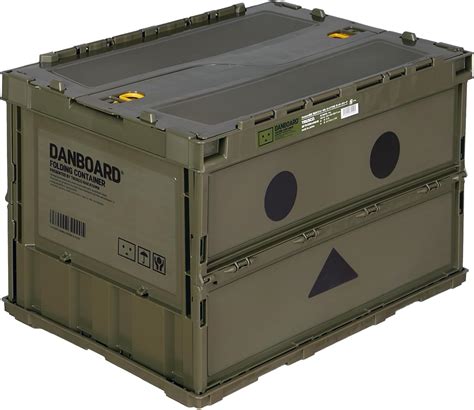 Jp Trusco Tr C50b A Dnb Od Thin Folding Container 11 8 Gal 50 L With Locking Lid