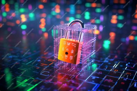 Premium Photo Security System Design Concept Low Angle View Closeup