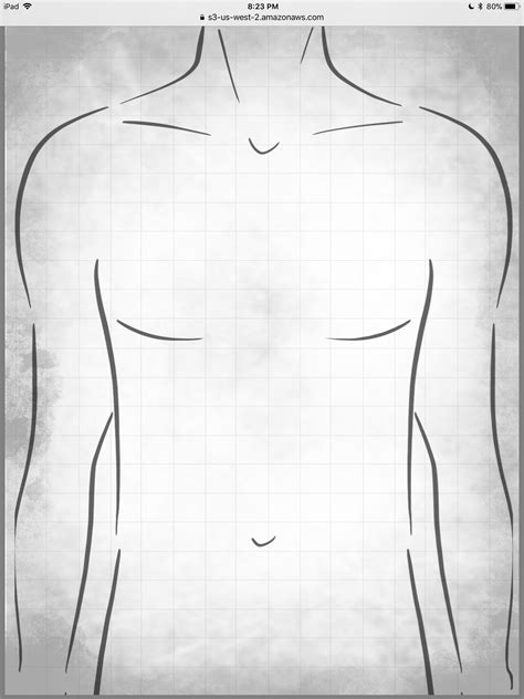 Pin By Jonhy Gala On Plantillas Body Template Chest Tattoo Template