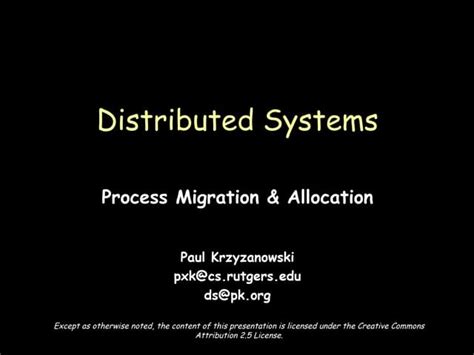 Processor Allocation Distributed Computing Ppt