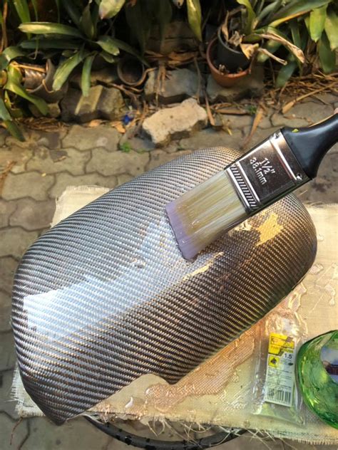 ️ หุ้มผ้าขาว บนชิ้นงาน ผ้าเคฟลา คาร์บอน ปลีก ส่ง