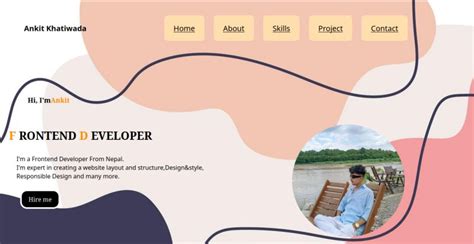 100daysofcode 100daysofcode Frontenddeveloper Html Css Webdevelopment Portfolio Day1