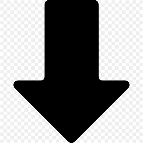 Down Arrow Simple Black Down Arrow Symbol Png 2048x2048px Down Arrow Arrow For Interface