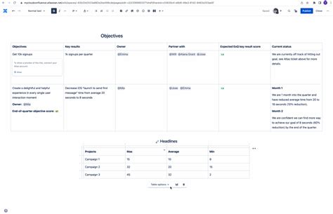 Format Your Page Confluence Cloud Atlassian Support