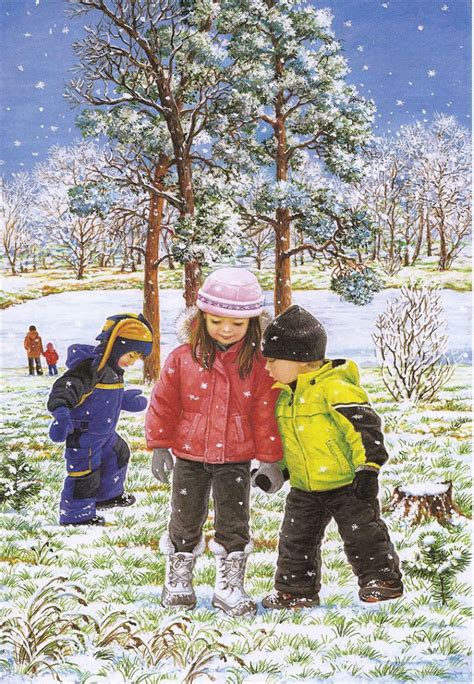 Художница Любовь Новосёлова Времена года Зима Весна Лето Осень Дети На крыльях вдохновения