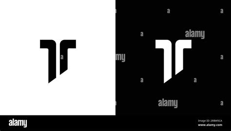 Modern And Strong Letter T Initials Logo Design 4 Stock Vector Image And Art Alamy