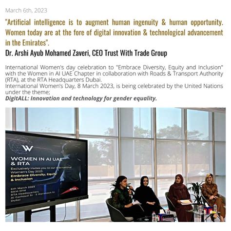 Dr Arshi Ayub Mohamed Zaveri On Linkedin Middleeast Innovation Ai Diversity Inclusion