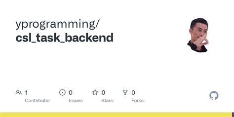Github Yprogramming Csl Task Backend