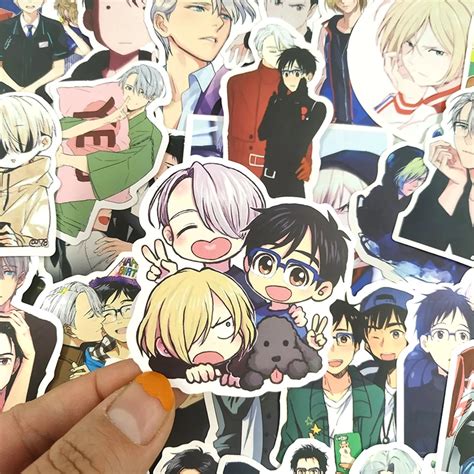 50 шт упак Ю На льду граффити наклейки аниме наклейки для мотоцикла багаж ноутбук велосипед