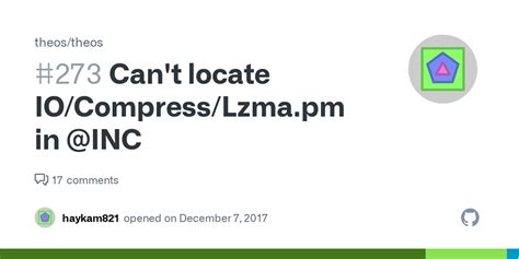Cant Locate Iocompresslzmapm In Inc · Issue 273 · Theostheos