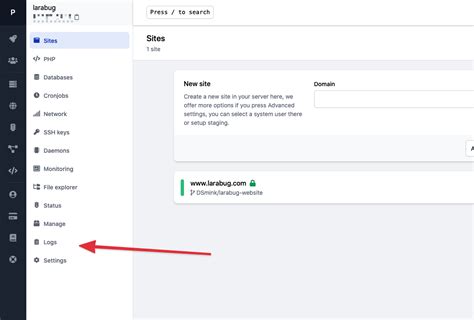 Can I See Server Logs Server Management Tool