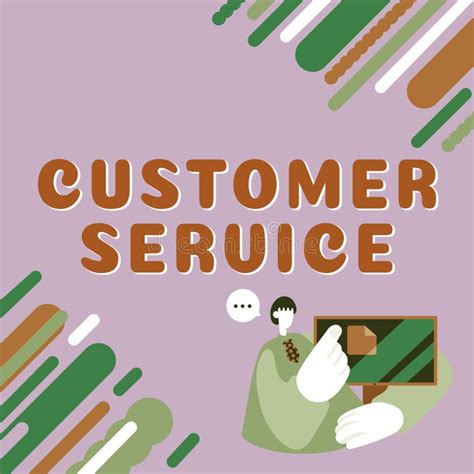 Text Caption Presenting Customer Service Business Showcase Process Of