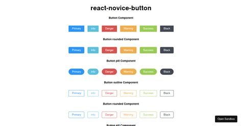 React Novice Button Examples Codesandbox