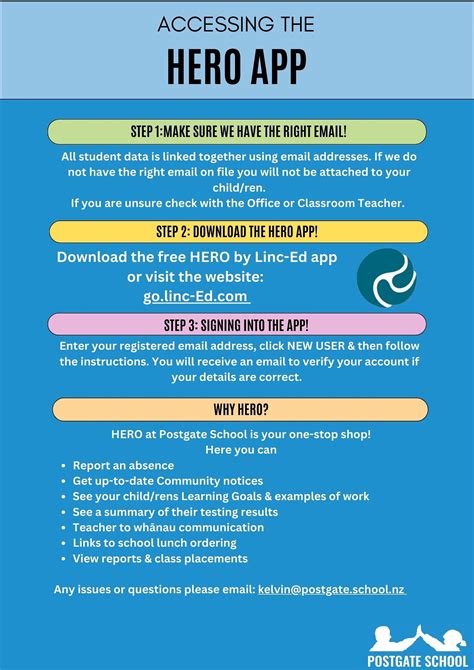How To Use Our Hero App Postgate School