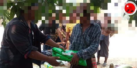 ပဇီကြီးကျေးရွာက စစ်ဘေးသင့် အိမ်ထောင်စု ၁၂၆ စုကို ထောက်ပံ့လှူဒါန်း