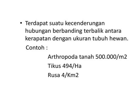 Densitas Populasiekologi Hewan 1pptx