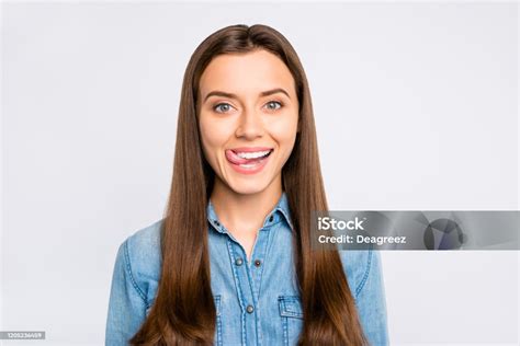 Portrait Of Positive Cheerful Funky Man Lick Her Lips Want Tasty Meal Icecream On Summer