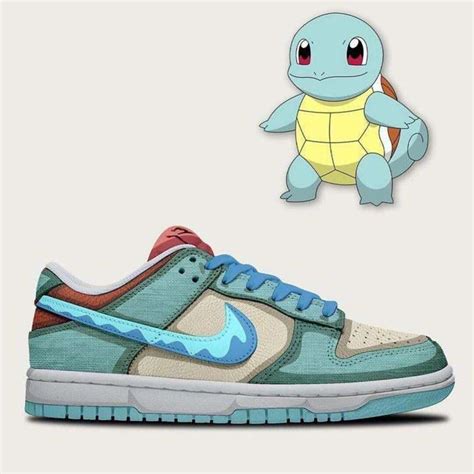 Pokemon Nike Dunks All Sz Etsy