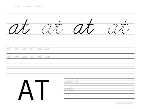 Cursive Writing Style Exploring Types Of Cursive Writing