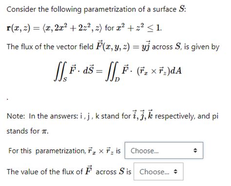 Solved Consider The Following Parametrization Of A Surface Chegg