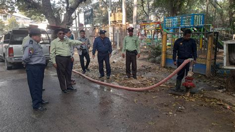 ချောက်မြို့တွင် မီးဘေးအန္တရာယ် ကြိုတင်ကာကွယ်ရေး မီးသတ်ရေတိုင်၊ ရေငုတ်များနှင့် ရေသိုလှောင်ကန်မ