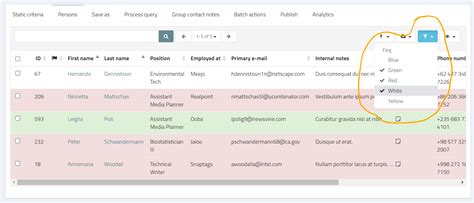 HOWTO Color Rows In A Query Beta