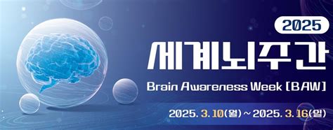 전국 곳곳에서 뇌과학자 강연을 10~16일 세계 뇌 주간 행사 나무뉴스