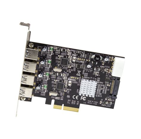 4 Port Usb Pcie Card 10gbps Usb 3132 Gen 2 Type A Pci
