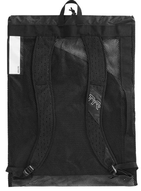 Tyr Team Elite Mesh Backpack Black Swimbiosis Shop For Swimmers And