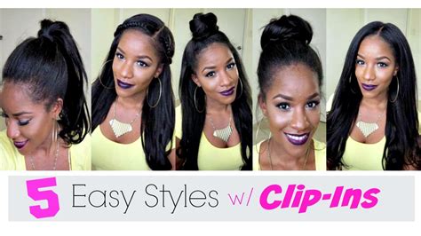 5 Simple Ways To Style Clip In Extensions Youtube