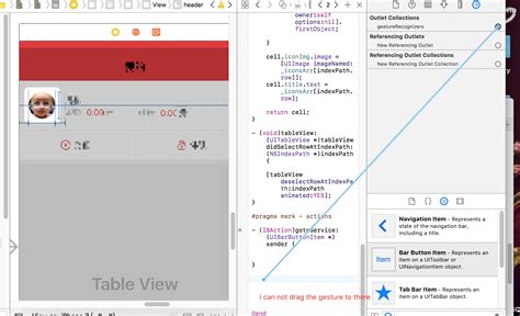 Ios Can I Drag Imageview Gesturerecongnizer To M File As Action