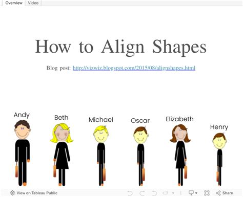 Tableau Tip Tuesday How To Align Shapes