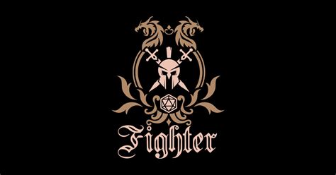 Dandd Fighter Simple Class Emblem Fighter Class Sticker Teepublic