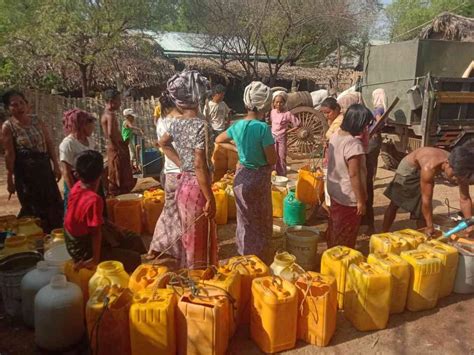 ညောင်ဦးမြို့နယ် တောင်ဇင်းအုပ်စု ကောင်းပင်စည်ကျေးရွာသို့ သောက်သုံးရေ ဂါလံ ၁၆၀၀ လှူဒါန်း