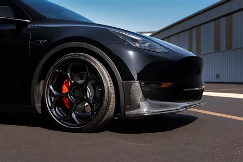Black Tesla Model Y Up 05 Forged Wheels In Gloss Black