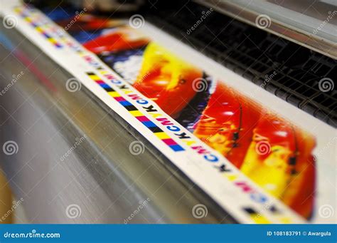 Printing CMYK Marks Stock Image Image Of Black Equipment 108183791