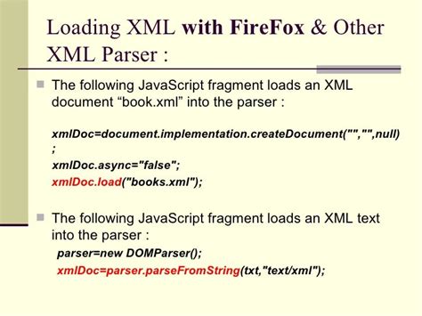 Understanding Xml Dom