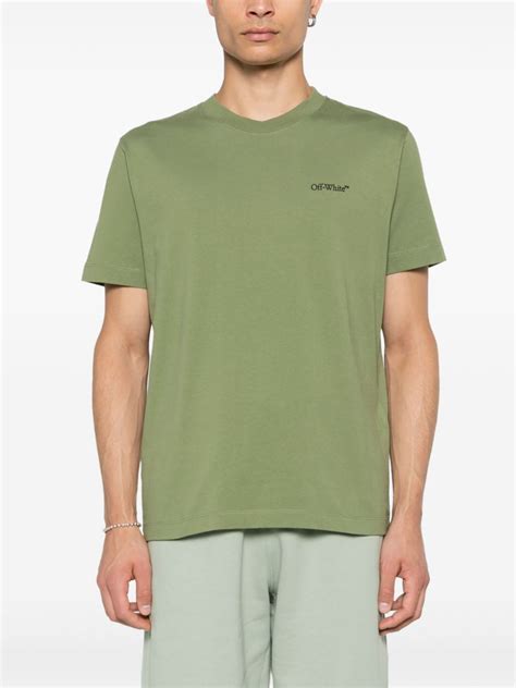 Off White Windy Arrow T Shirt Green Farfetch