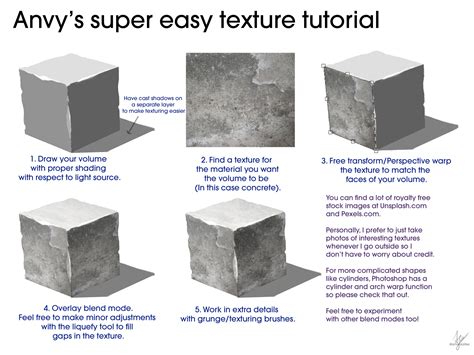 Anvy アンビー💎🎲 On Twitter Heres An Art Tutorial On Texturing Simple